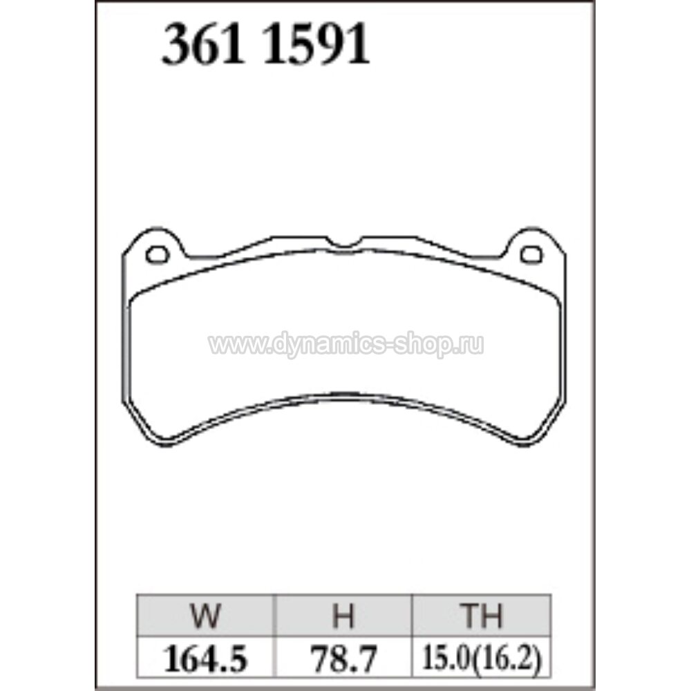 DIXCEL S-361 1591 Колодки S type передние для SUBARU WRX STI (2017 ...